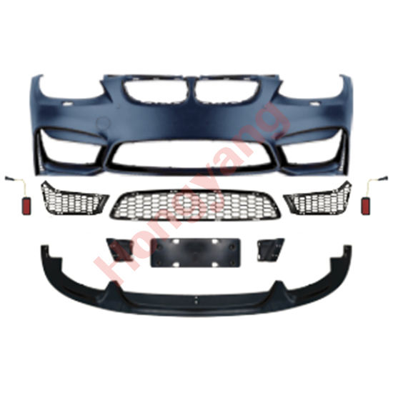 Car Body Kit Front Bumper Assy for BMW 3Series E92 Modified to M4 2006 ...