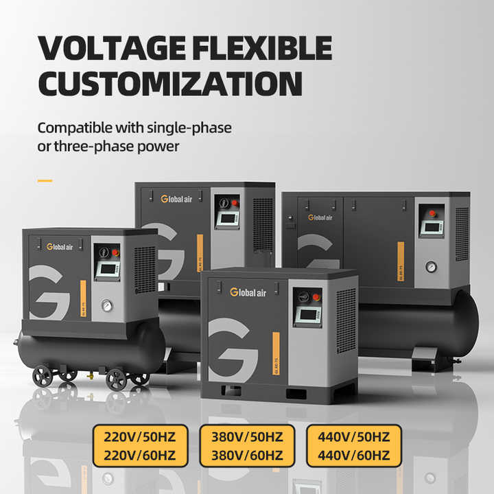 Portable Industrial Compressor - 7.5kw Screw Air Compressor