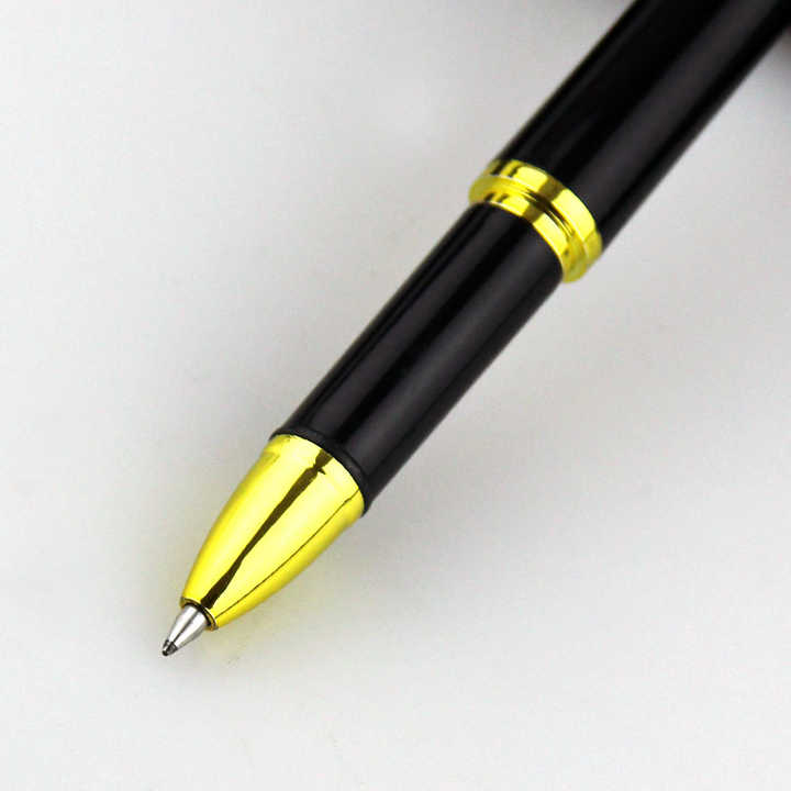 Classic universal plastic ballpoint pen, affordable black carbon pen ...