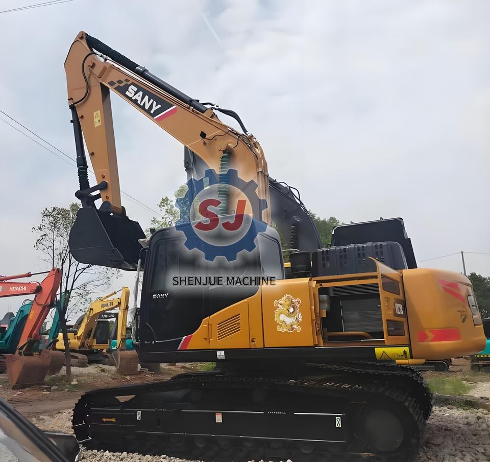 Low Priced Sany 215C Chinese Brand Second Hand Hydraulic Crawler ...