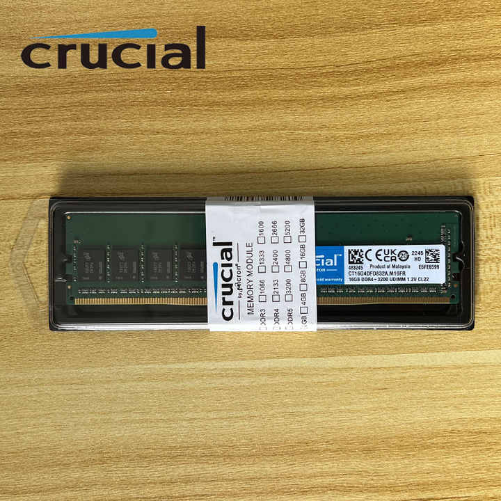 Crucial by Micron RAM 8GB DDR4 3200MHz(or 2933MHz or 2666MHz) Desktop Memory CT8G4DFRA32A ...