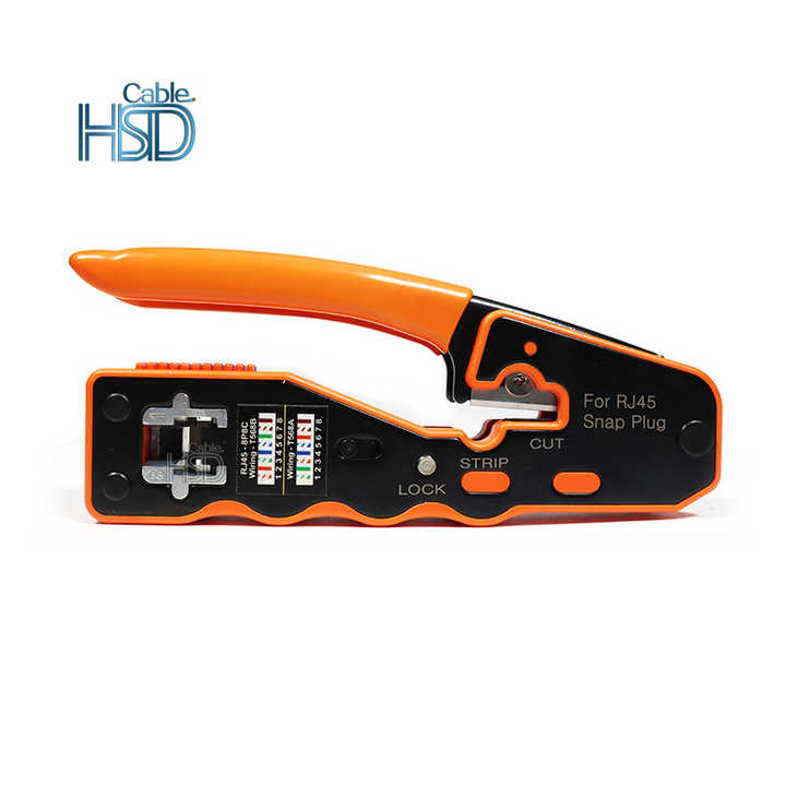 Eazy Wire Cutter Crimper Cat5e Cat6 Wire Stripper Pass Through Networking Tool Kits Rj45 ...