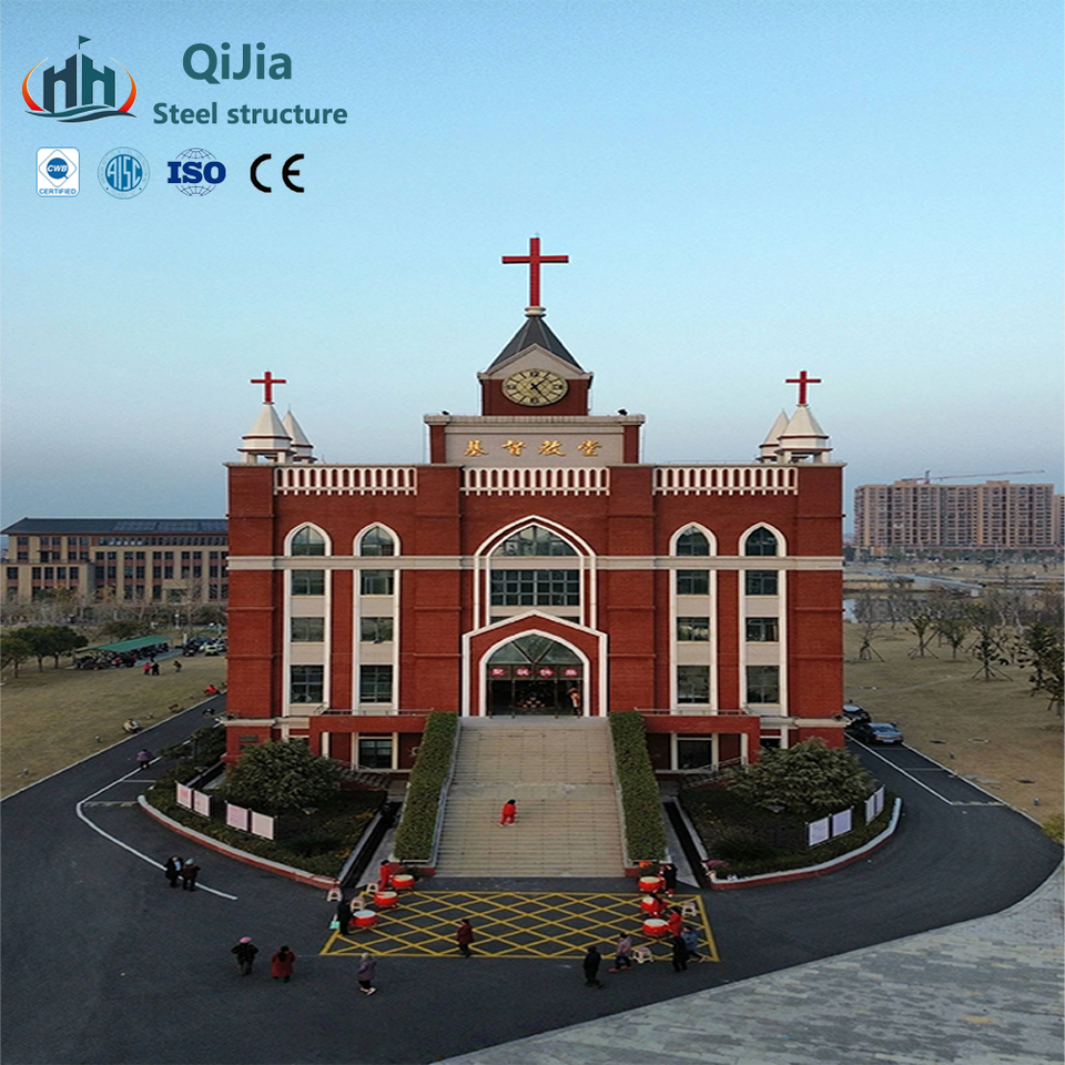 Individualized Design Steel Structure Church Building Prefabricated ...