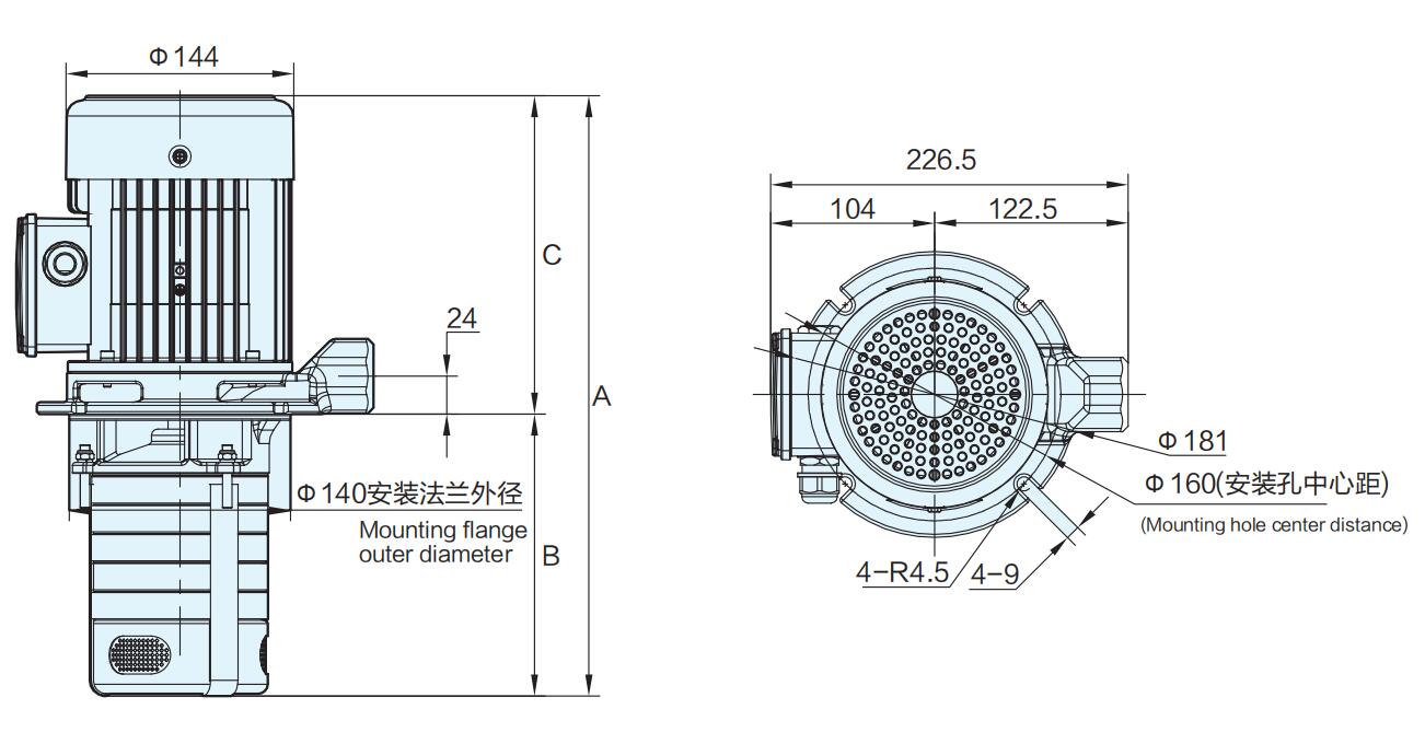 Small Multi-Stage Immersed Centrifugal Pumps with Seal