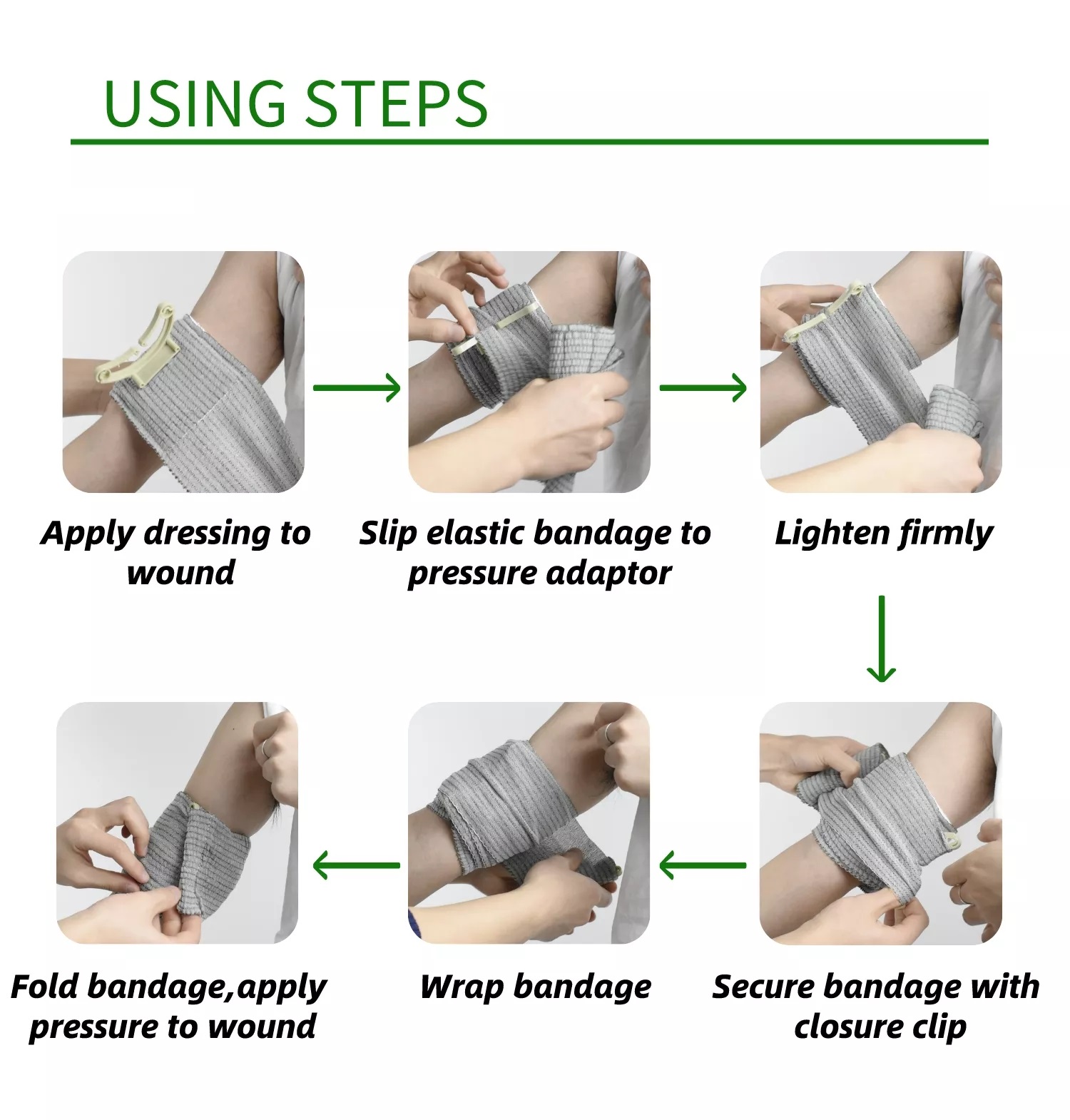 emergency bandage-first aid gauze-non stick sterile bandage