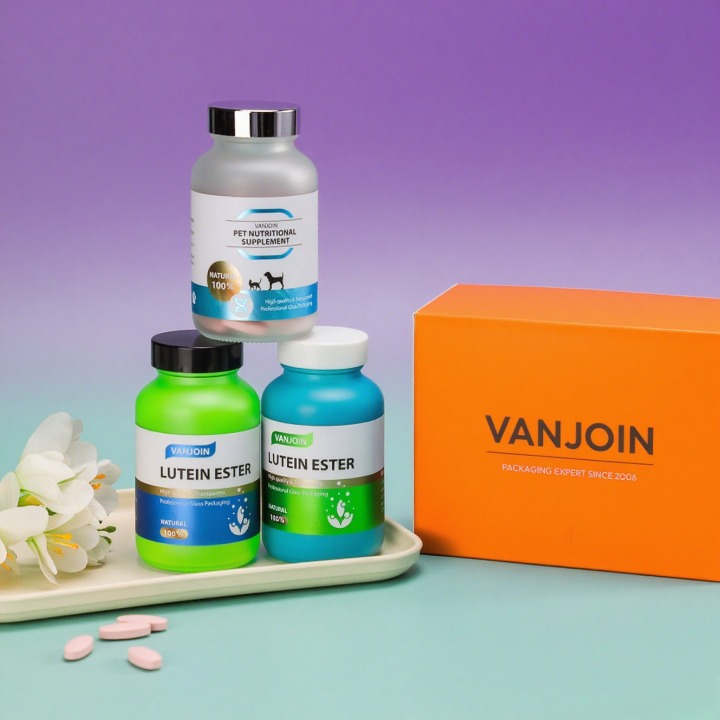 60ml 250ml Custom Round Empty Capsule Tablet Medicine Glass Bottle ...