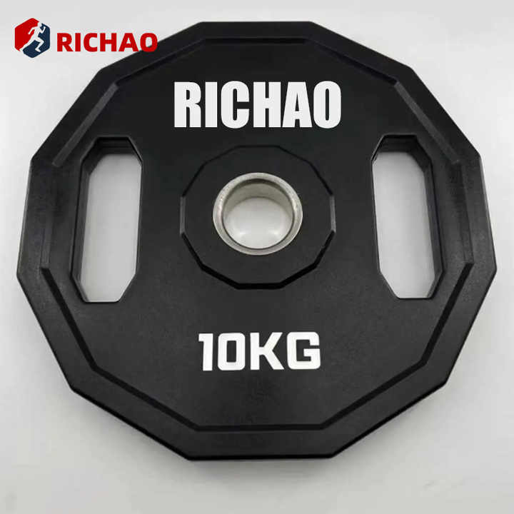 Weightlifting Gym Rubber Plates Set 50mm Free Weight Strength Training ...