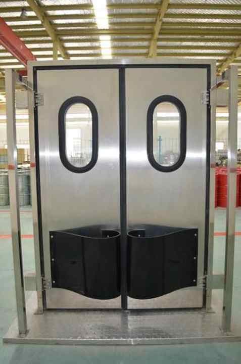 Commercial Kitchen Double Acting Traffic Swing Door for Restaurant Two ...