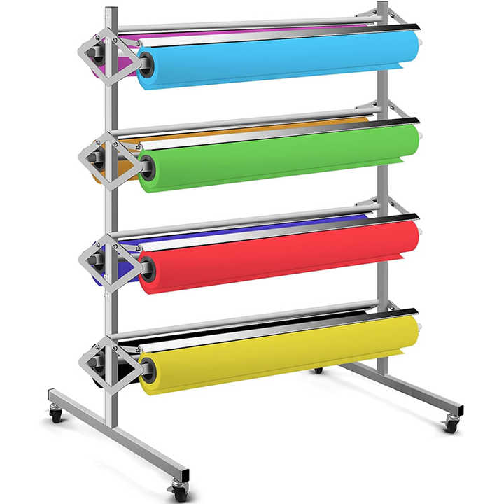 JH-Mech Multi-tier Paper Roll Cutter Dispenser Room-saving Easy-to-move ...