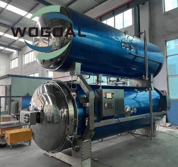 Industrial Steam Water Immersion Retort Machine for Food Aluminum ...