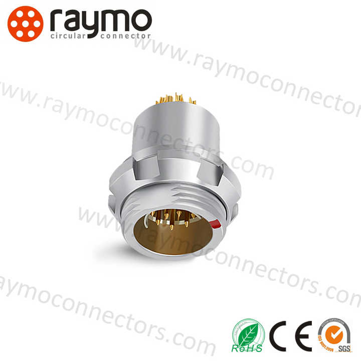F Series 19 Pin Circular Connectors - IP68 Panel Socket