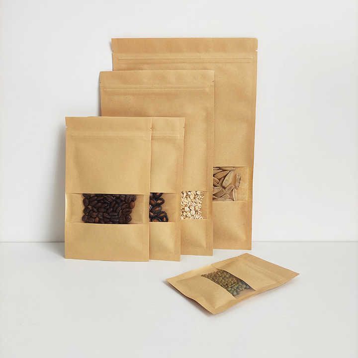 9x14cm Kraft Paper Sachets - Sustainable & Versatile Packaging