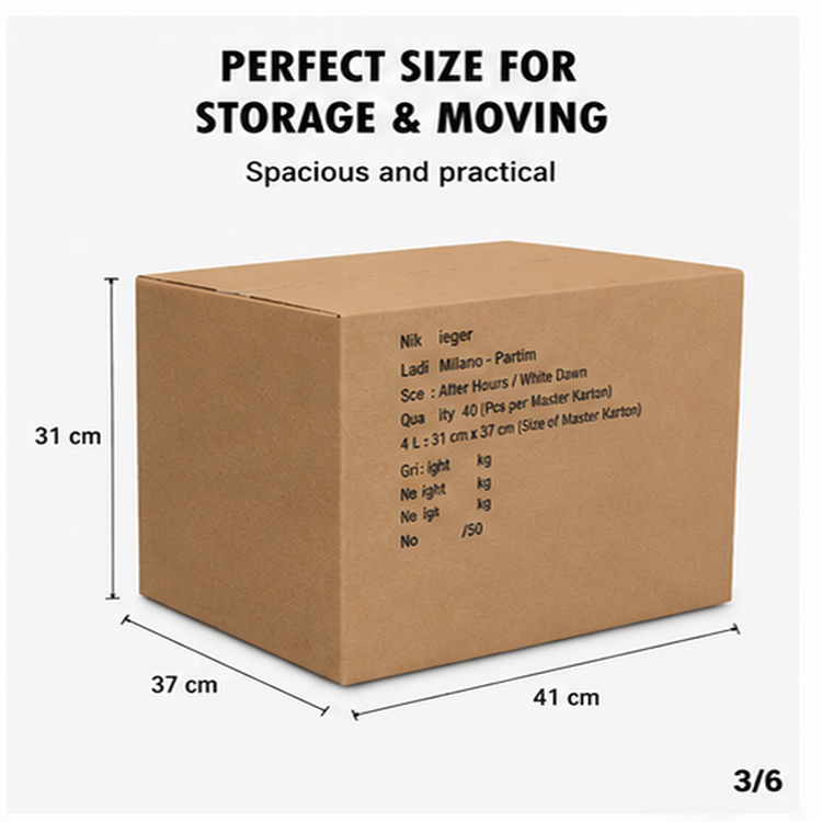 Heavy Duty Corrugated Moving Box Custom Packing Carton Recyclable ...