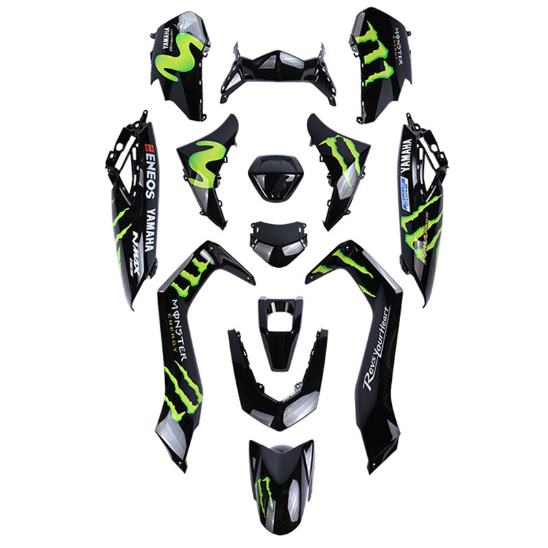 2020 Yamaha NMAX Front Fairing with Fixed Wing Intake Frame