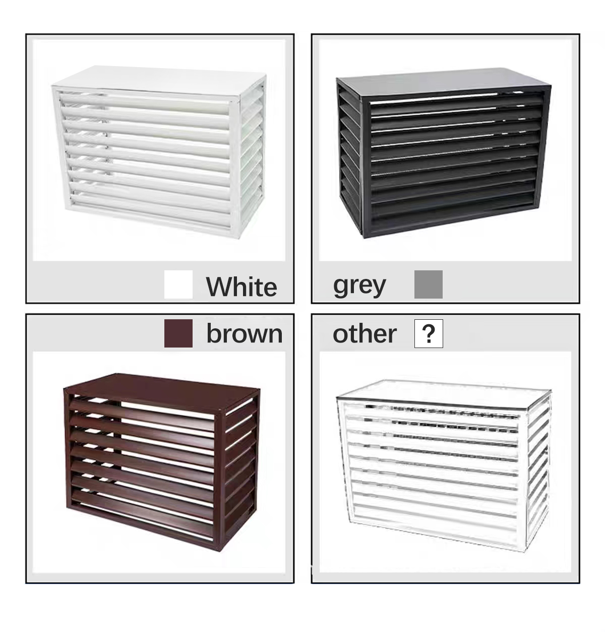 Deals Air Conditioner Cover Louver Eco-Friendly & Durable | Alibaba.com