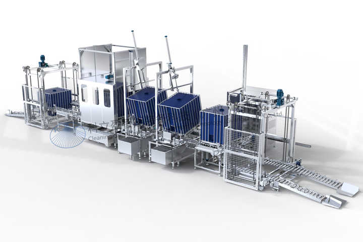 IBC Tote Washer Tunnel - Automatic IBC Reconditioning System
