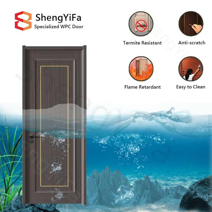 Waterproof PVC Wood Doors by Shengyifa - Durable & Stylish
