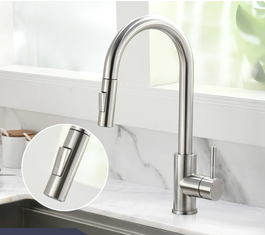 Multi-Function Modern Faucet Pull Down Easy Use Kitchen Mixer Tap High ...