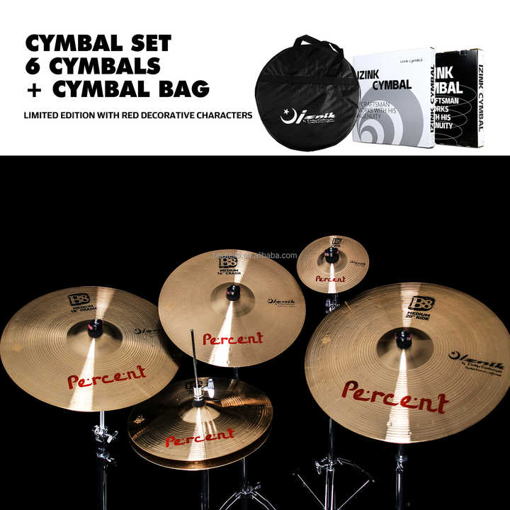 IZINK High Quality Percussion Instrument Gong & Cymbals 8" Splash 14 ...