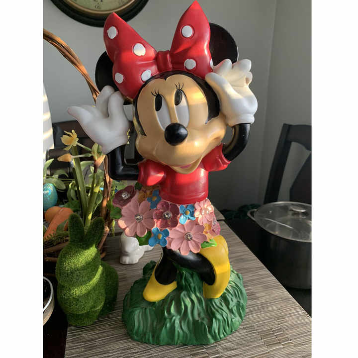 Life Size Cartoon Characters Statue Fiberglass Mickey and Minnie Mouse ...