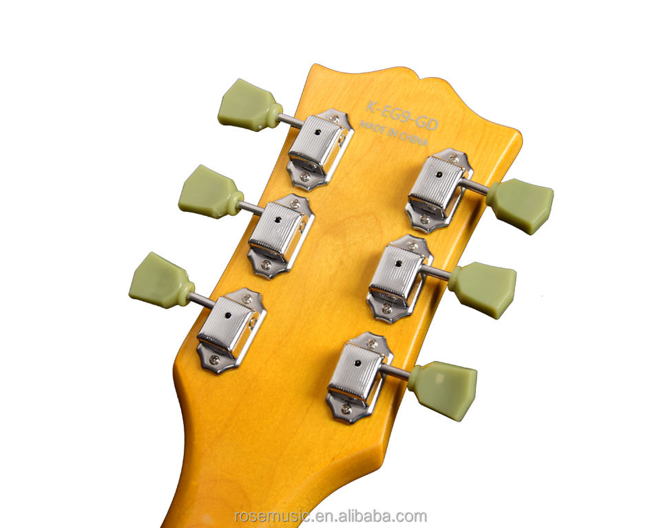 Kaysen Gold Electric Guitar HH Pickups Musical Instrument Low Price 6 ...