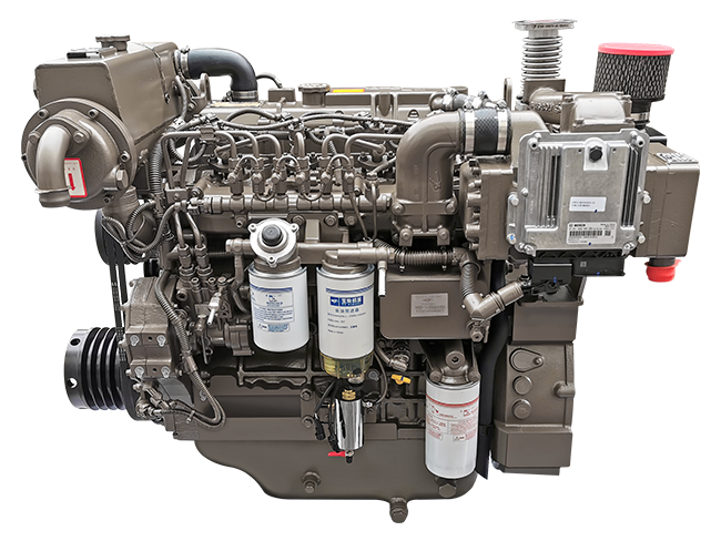 Turbocharged Intercooled 4 Stroke 331kw 450hp 1500rpm Inboard Marine ...