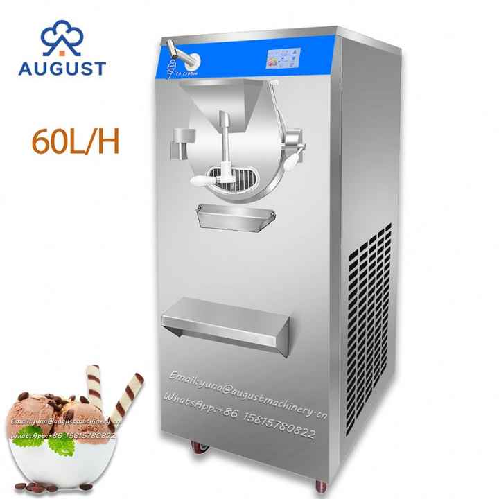 Vertical Batch Hard Ice Cream Freezer Machine Makers Commercial Hard ...