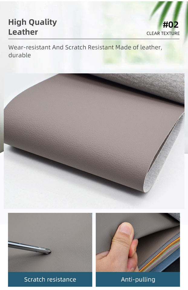 Rich Patterns PVC Leather Wall Panel Custom Texture Color Faux Leather ...