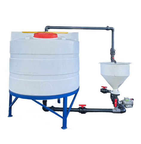 Chemical Dosing Mixing Tank with Agitator 200litre Poly Plastic Liquid ...