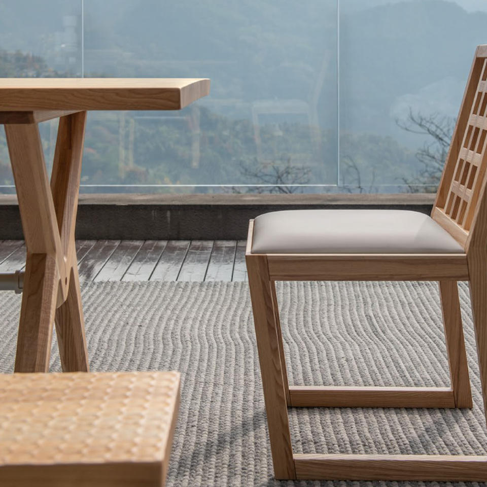 KASARO Wooden Coffee Chair Restaurant Dining Chair Simple Leisure ...