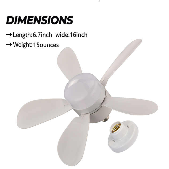 Wholesale Ceiling Fan with Light Bedroom Universal Portable Fan with ...