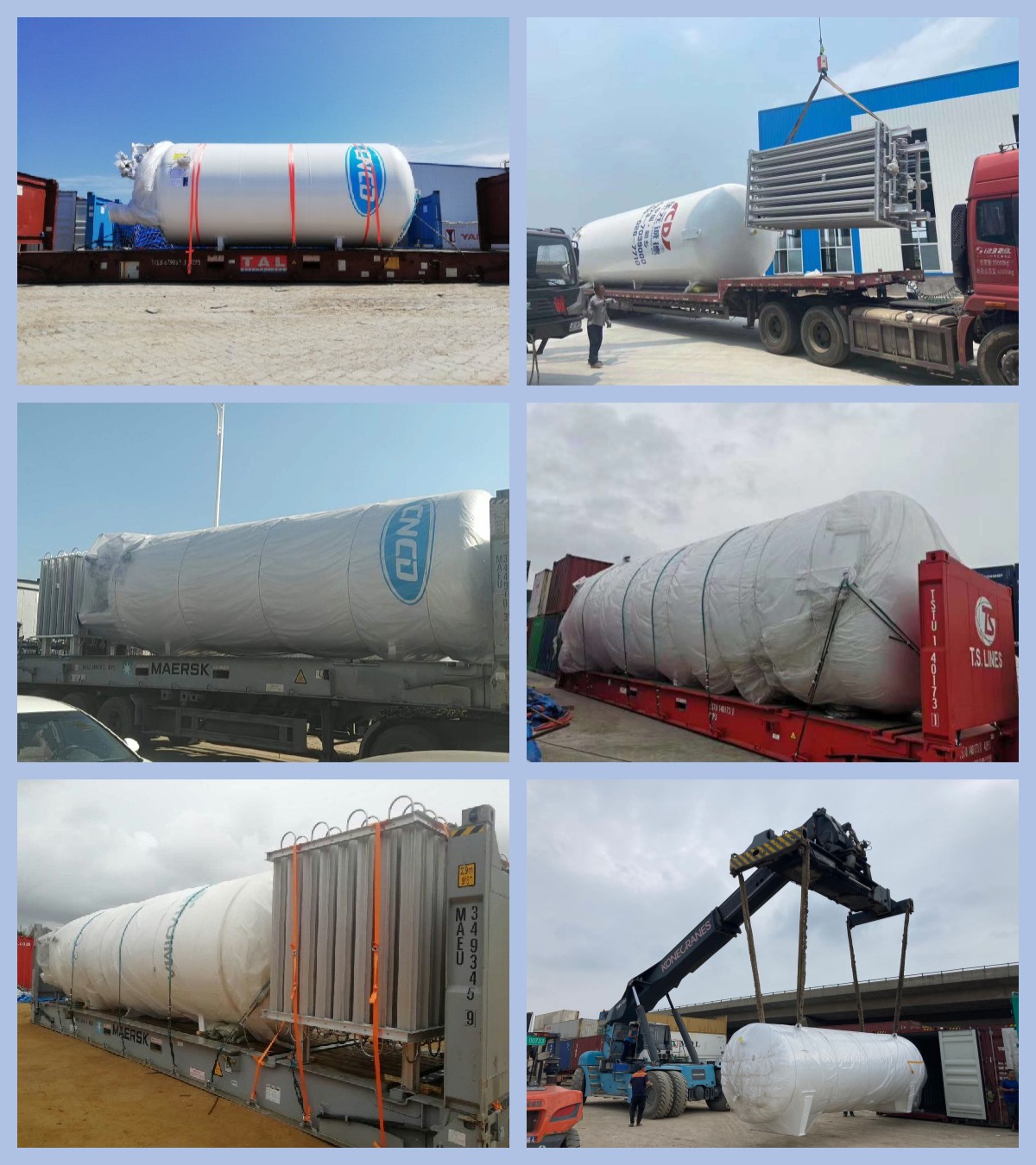 Factory Customization 5m3 Pressure Vessel Liquid Oxygen Nitrogen Argon ...
