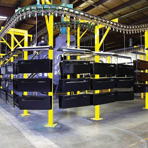 Overhead Modular Coating - Power and Free Conveyor System