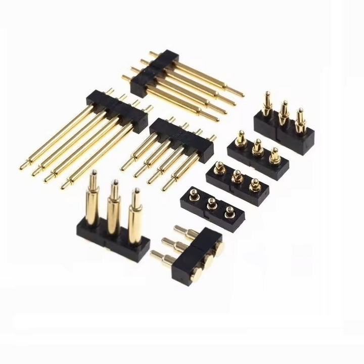 Pogo Pin Connector Single Row Pass Through Pin Header Contct PCB 2.54MM ...