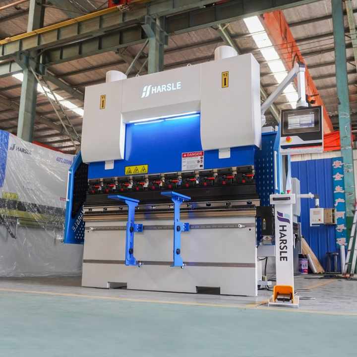 HARSLE 80/100/160Ton 3200MM DA69T Controller System Hydraulic Metal Bender CNC Press Brake ...