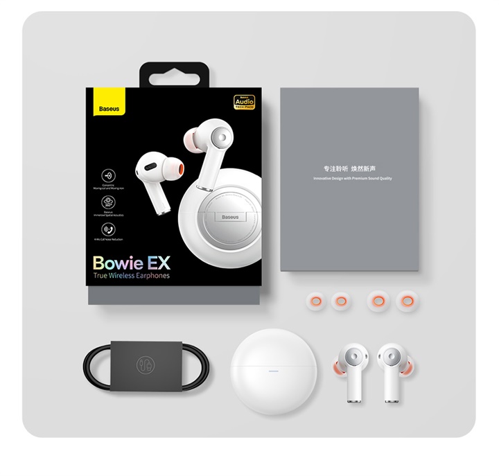 Tai nghe Baseus Bowie EX True Wireless Earphones - chube.vn