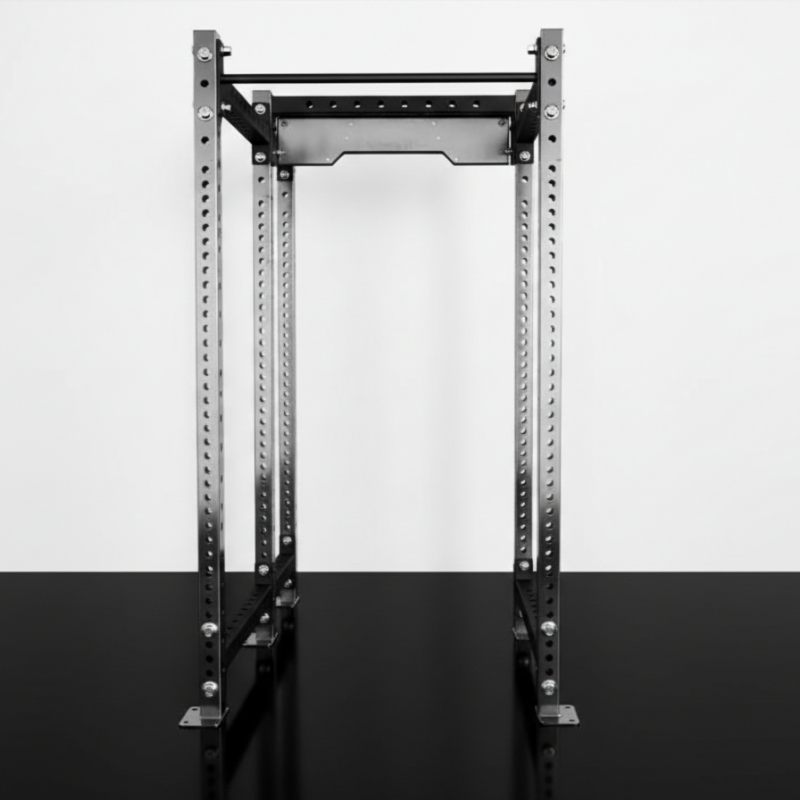 Kungfu Fitness Stainless Full Squat Rack Modular Power Cage Rack Heavy ...