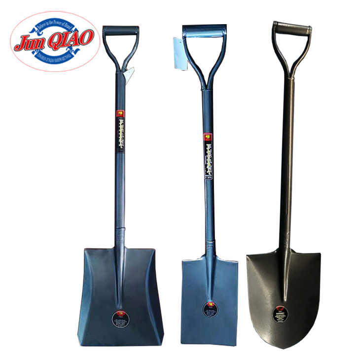 Heavy Duty Digging Spade Shovel with Metal Handle for Africa Market