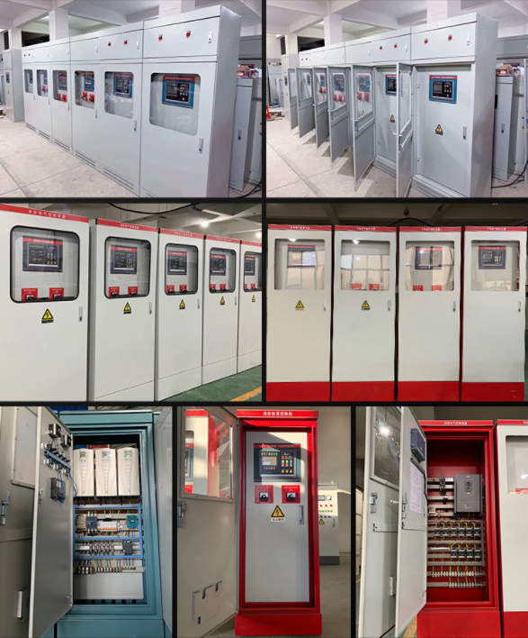 Direct Xingda soft frequency conversion starter cabinet fire pump fan ...