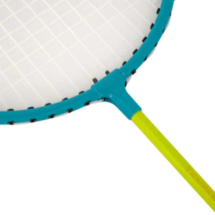 Welstar Cheap price ALL steel T-joint badminton racket set blister ...