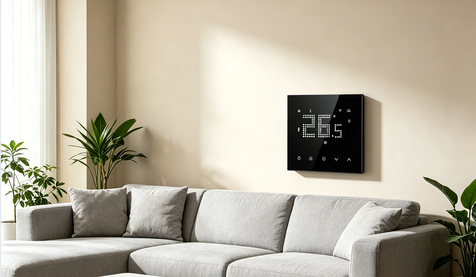 HY531B WiFi Smart Thermostat Modern Touch Screen Digital Programmable ...
