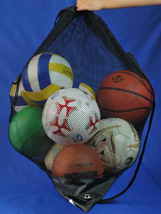 Extra Large Sports Backpack Heavy Duty Drawstring Soccer Ball Bag with ...