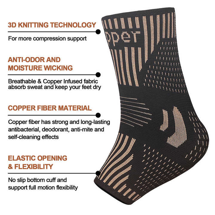 High Quality Customized New Copper Ion Ankle Guard