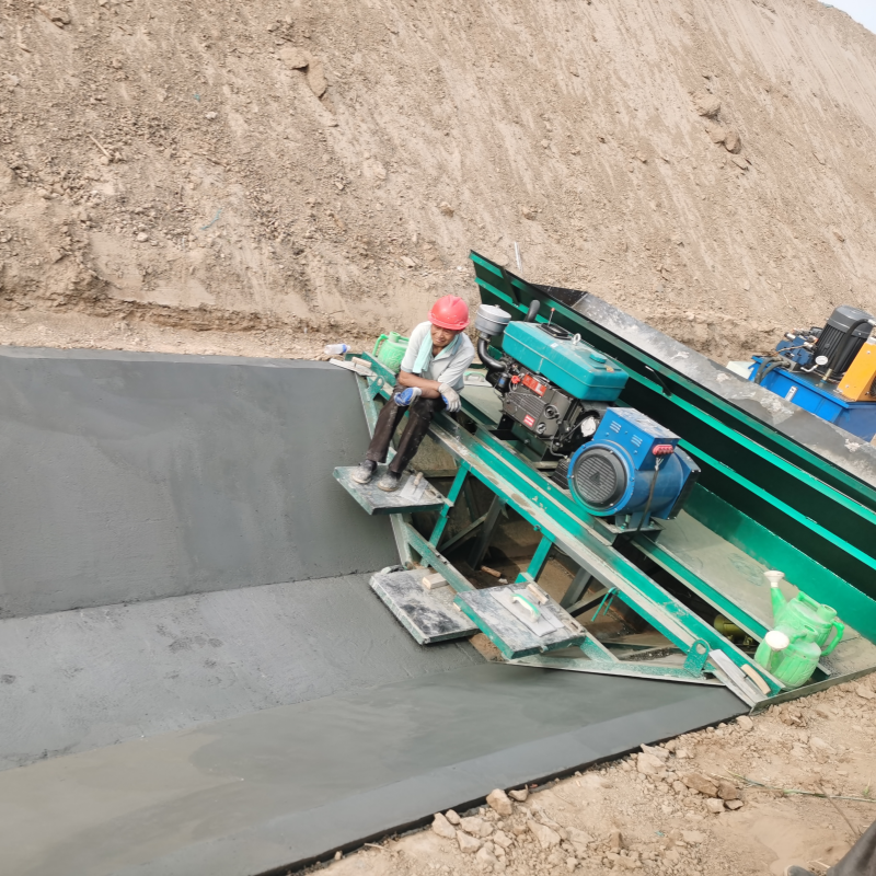 Ditch Forming Machine Concrete Ditch Lining Water Channel One Time ...