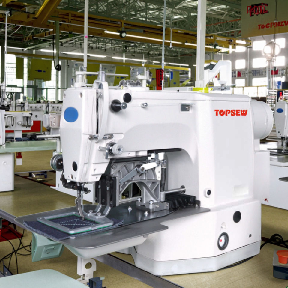 Automatic Computer Controlled Bartacking Pattern Sewing Machine TS-436 ...