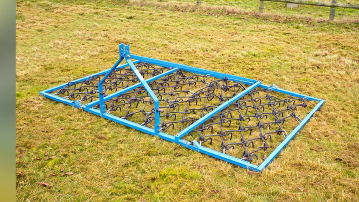 3 Point Hitch Linkage Box Scraper & Chain Harrow for Pasture Renovation ...