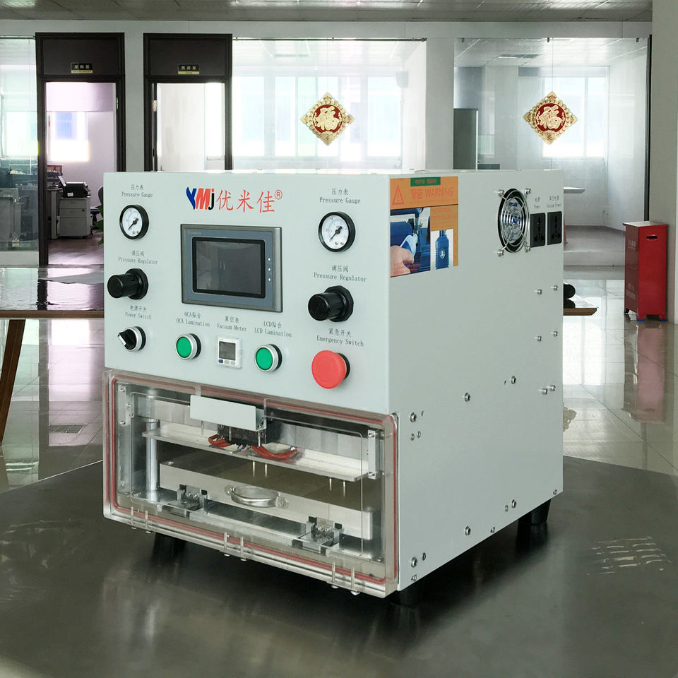 YMJ OCA Vacuum Bonding Lamination Machine for Edge LCD Repair