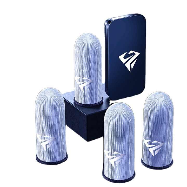 Gaming Finger Sleeve Glass Silver Fiber - Ultra-Thin & Breathable