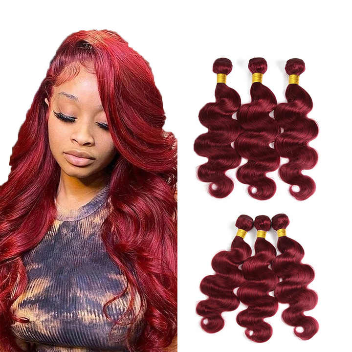 Brazilian Weave Ombre Red