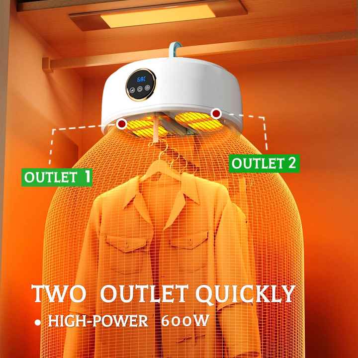 Compact Foldable Electric Mini Laundry Dryers Portable Clothes Dryer ...